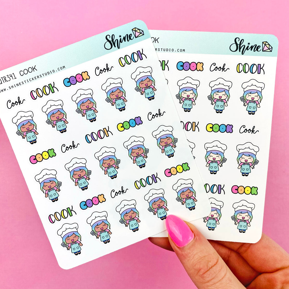 Luna Cook Stickers – Shine Sticker Studio