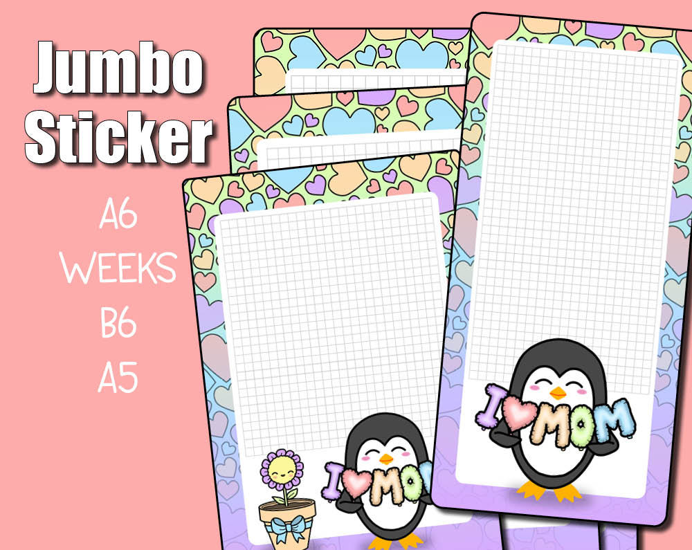 Mother's Day Jumbo Sticker – Shine Sticker Studio