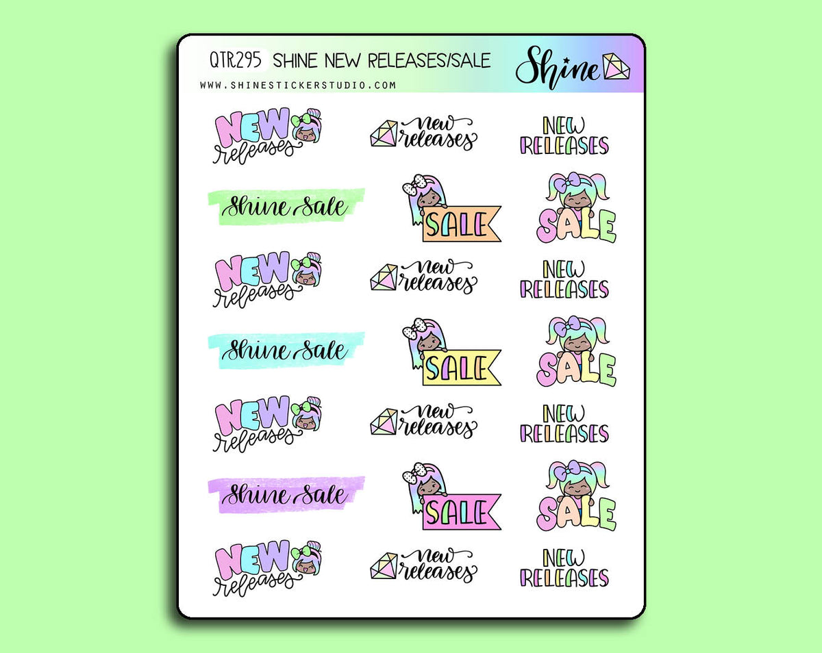 Shine New Releases/Sale Stickers – Shine Sticker Studio