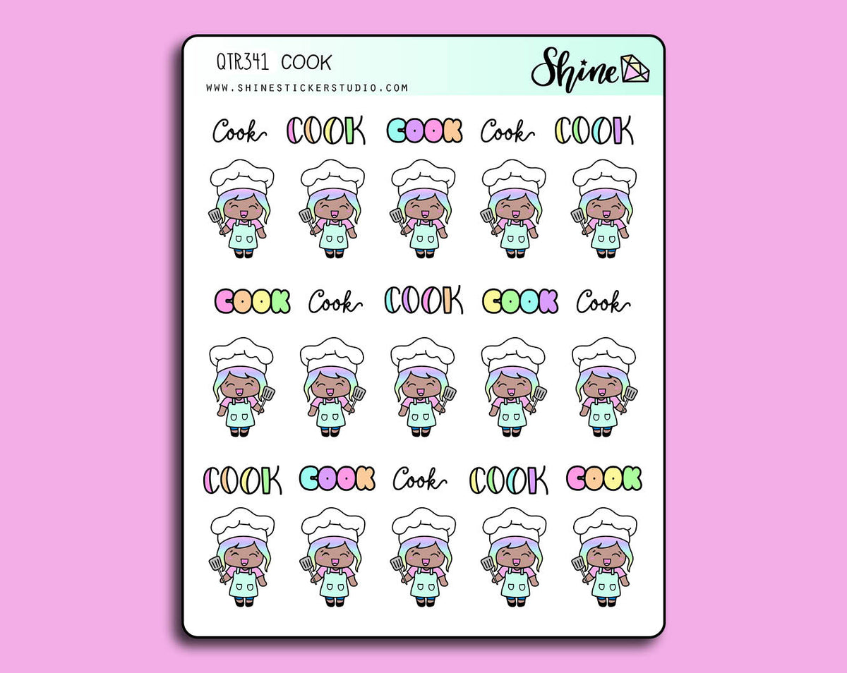 Luna Cook Stickers – Shine Sticker Studio