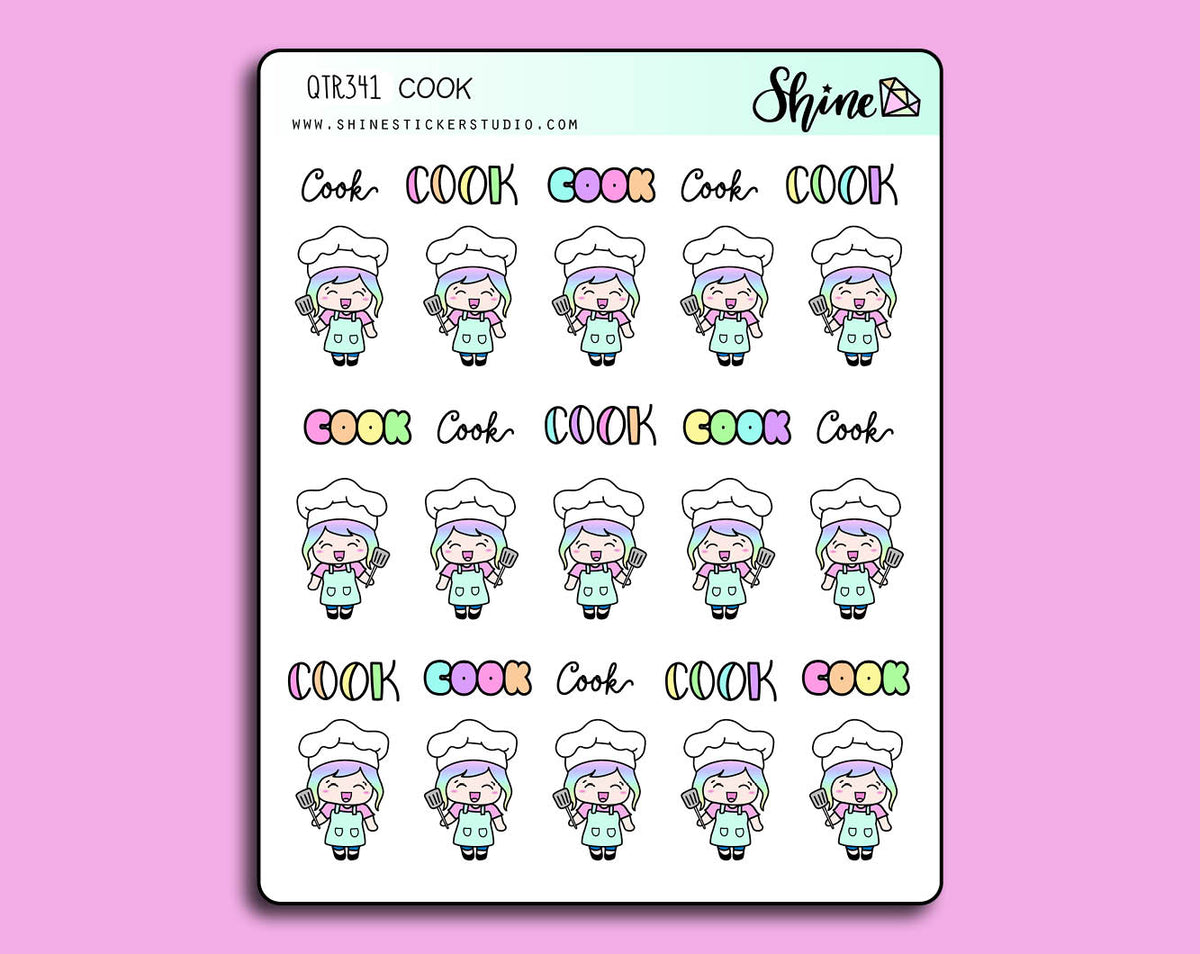 Luna Cook Stickers – Shine Sticker Studio