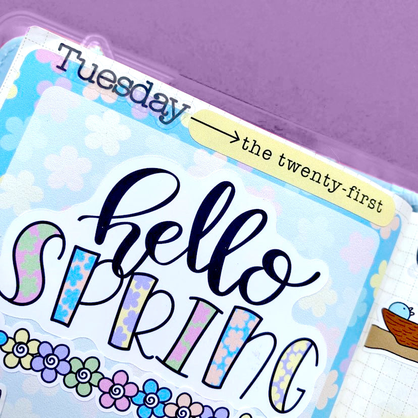 Date Numbers Stickers - Spelled Out – Shine Sticker Studio